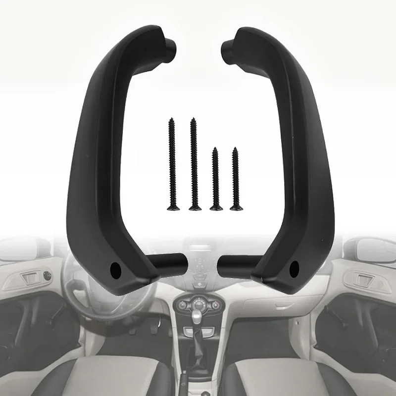 Car-Interior-Left-Right-Door-Pull-Handle-Black-ABS-Plastic-Car ...