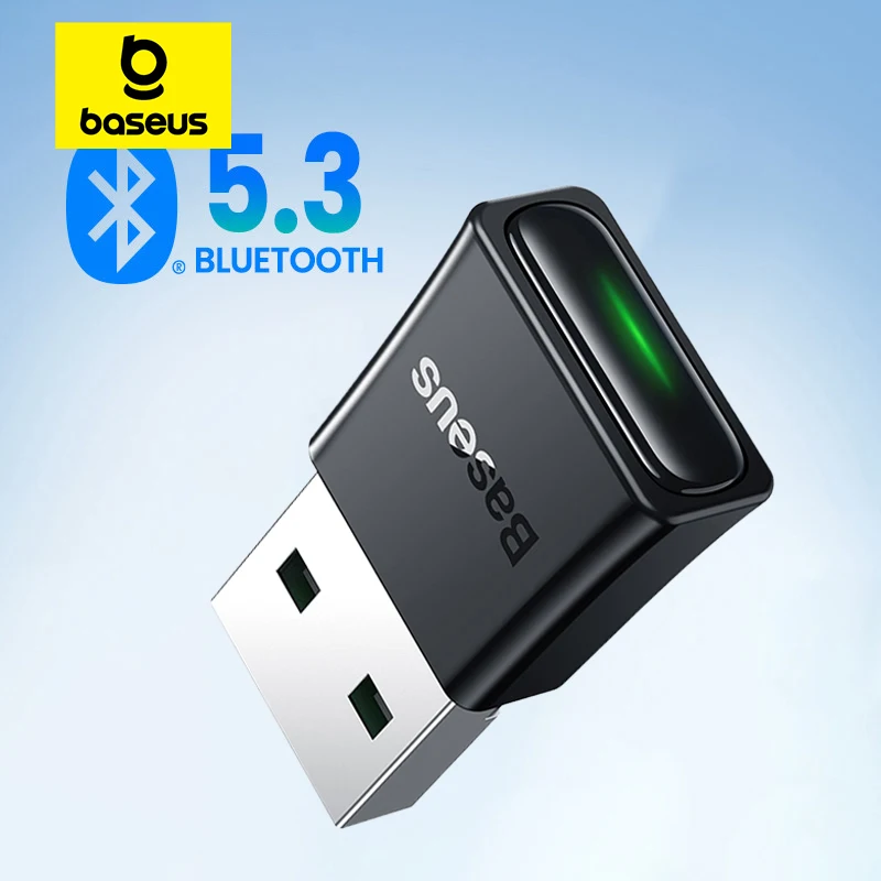 Baseus-USB-Bluetooth-5-3-Adapter-PC-USB-Transmitter-Receiver-Dongle-Wireless-Adapter-For ...