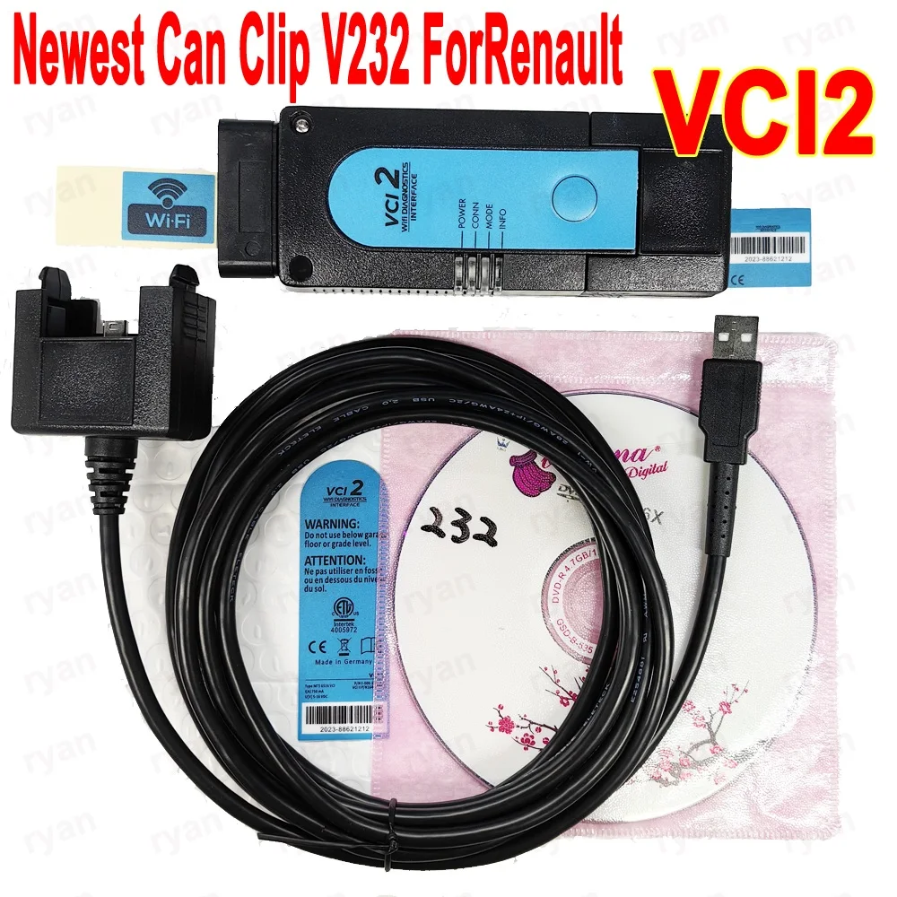 latest-model-WiFi-VCI2-For-Renault-Can-Clip-With-Software-V232-Auto ...