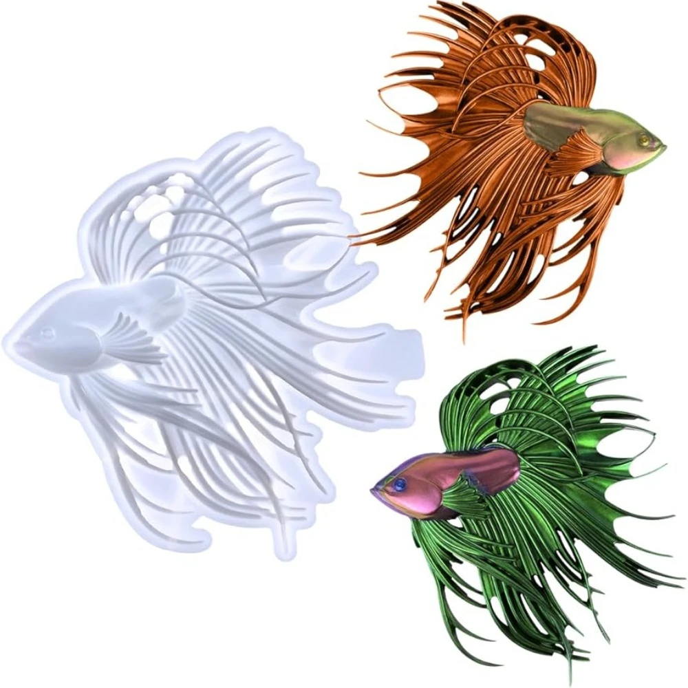 3D-Large-Betta-Fish-Silicone-Molds-DIY-Handmade-Wall-Hanging-Home ...