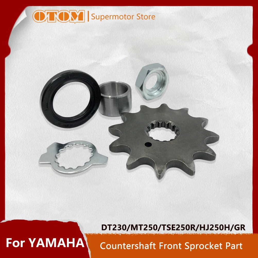 OTOM Motorcycle Engine Countershaft Front Sprocket Bushing Oil Seal Nut ...