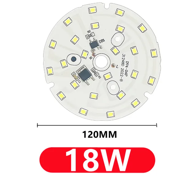 LED Chip for Downlight 3W 5W 7W 9W 12W 15W 18W SMD 2835 Round Light Beads AC 220V-240V Led ...
