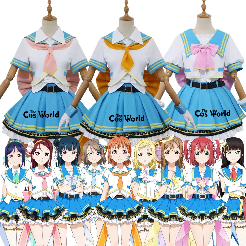 Love-Live-Sunshine-SIF-2-Aqours-9-personajes-Takami-Chika-Riko-Kurosawa-Ruby-Dia-Hanamaru ...