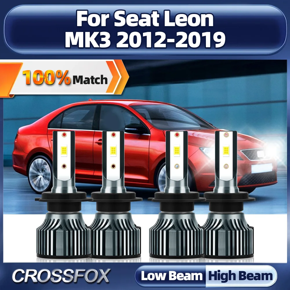 240W Car Lights 40000LM Super Bright LED Headlight Bulbs 12V 6000K Auto ...