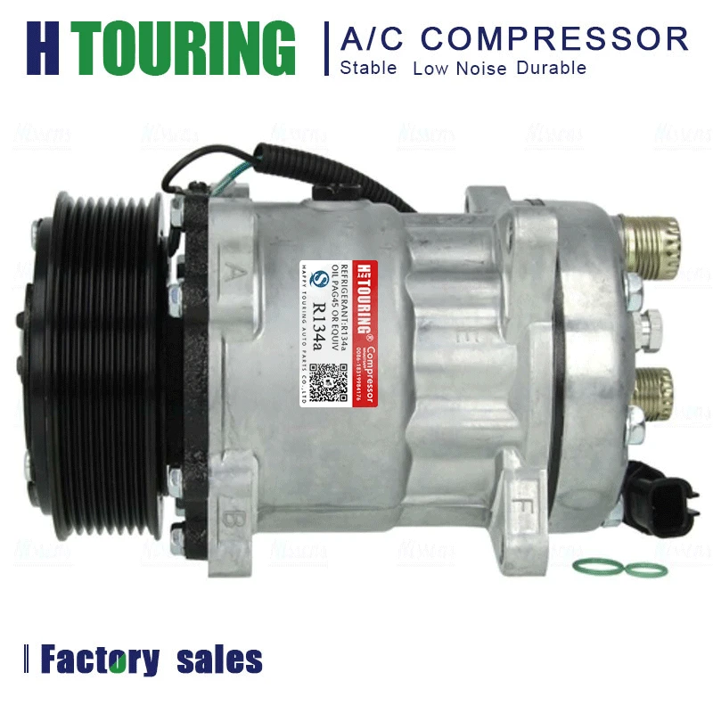 AC A/C Air Conditioning Compressor SD7H15 7H15 8pk for MAN TGA TGL TGM ...