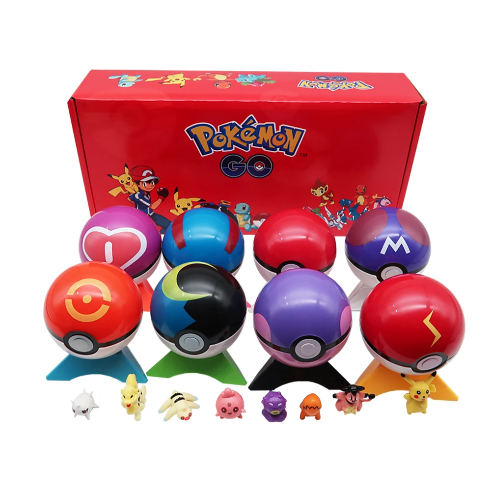 Original Pokemon Pokeball Toys Genuine Pokeball With Belt Dolls Action ...