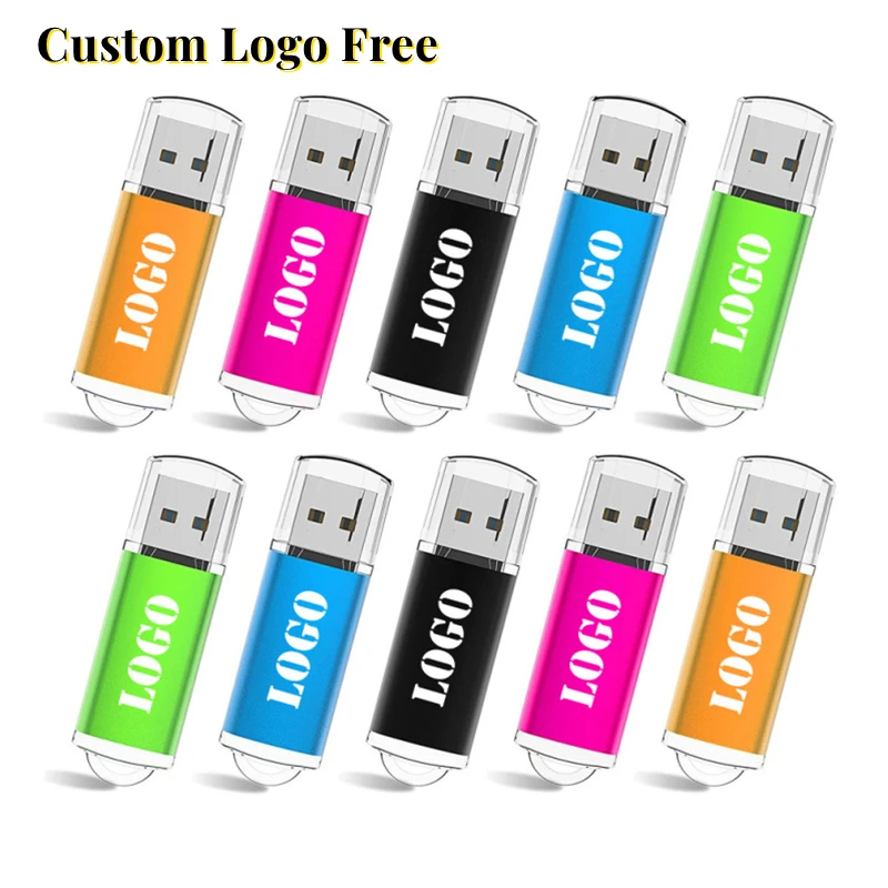 10PCS-lot-Metal-USB-Flash-Pen-Drive-4GB-8GB-16G-Pendrive-32GB-64G ...