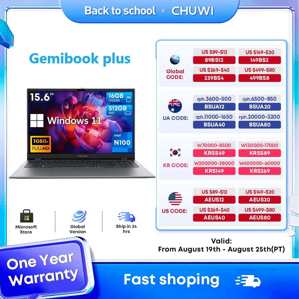 CHUWI-GemiBook-Plus-Laptop-15-6-Intel-N100-Graphics-for-12th-Gen-1920 ...