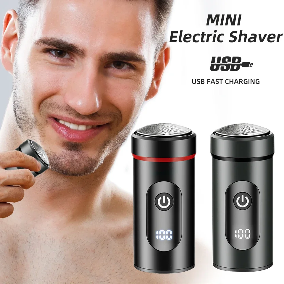 Mini-Electric-Shaver-for-Men-Portable-Electric-Razor-Beard-Type-C-Quick ...