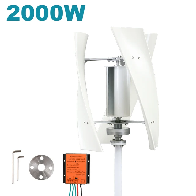 Wind Turbine 5kw Generators 12v 24v 48v 3 Blades Outdoor Windmill 5000w ...