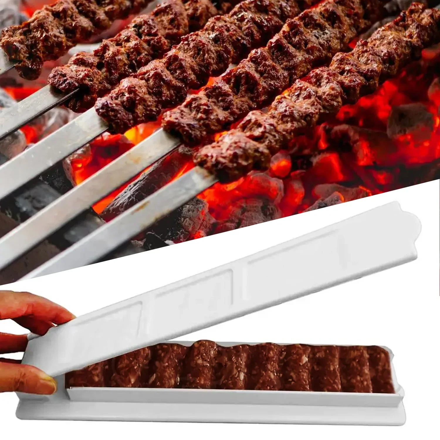 Single-Row-Kebab-Maker-BBQ-Meat-Skewer-Machine-Kebab-Press-Maker ...