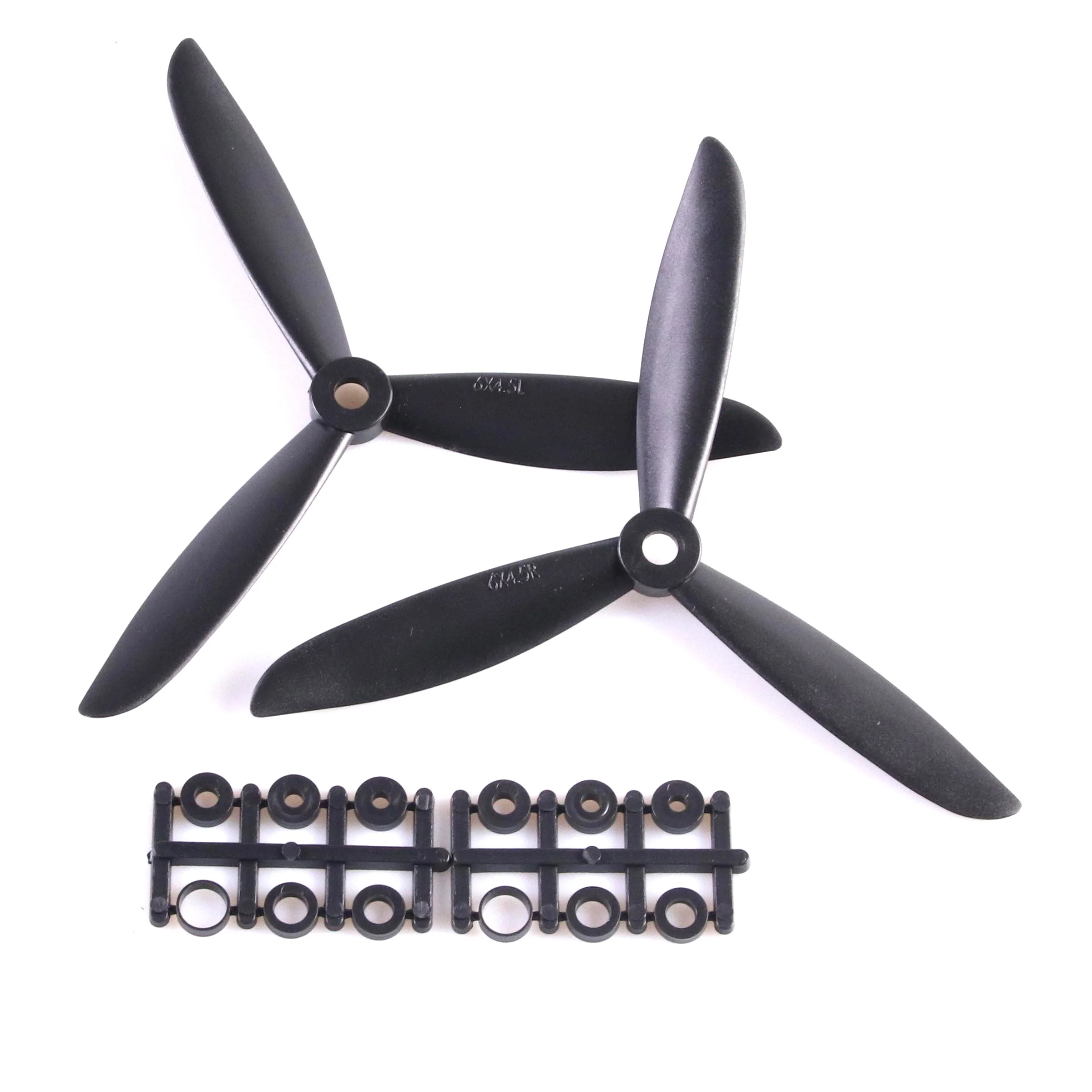 2Pcs-Prop-5030-5045-6030-6045-6x4-5-Black-3-blade-Propeller-Props-CW ...