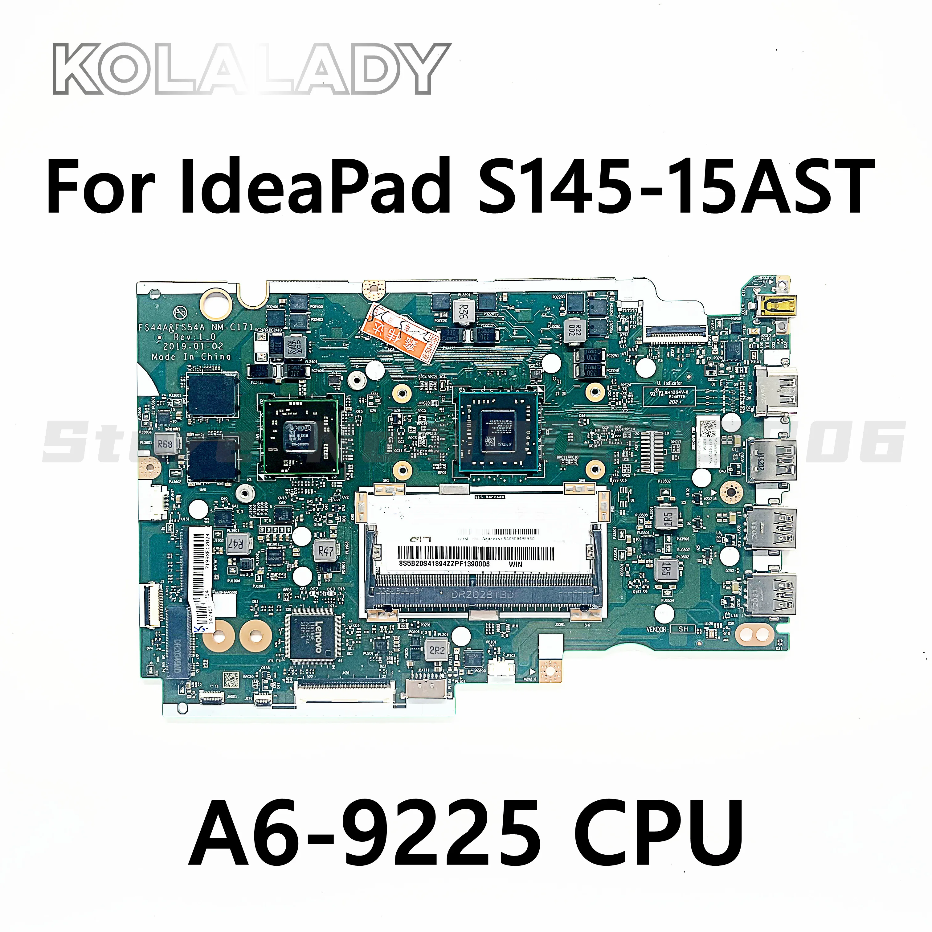 For Lenovo IdeaPad S145 15AST laptop motherboard NM C171 motherboard For Lenovo IdeaPad S145 15AST laptop motherboard NM C171 motherboard