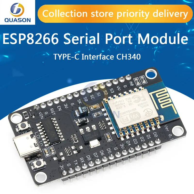 ESP8266 serial port wifi module NodeMCU Lua V3 Internet of Things development board TYPE-C ...