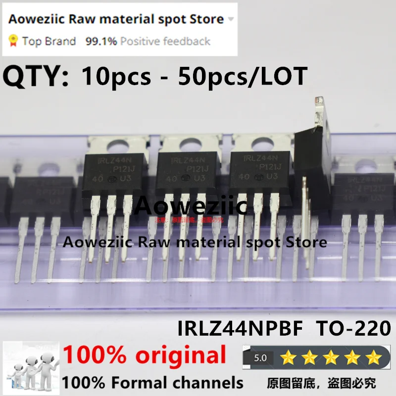 Aoweziic 2021+ 100% New Imported Original IRLZ44NPBF IRLZ44N TO220 MOS Tube 50A 60V|tube ...