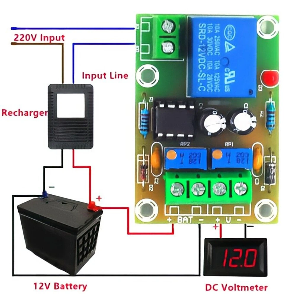 Xh-m601 Battery Charging Control Board 12v | 12v Intelligent Charger ...
