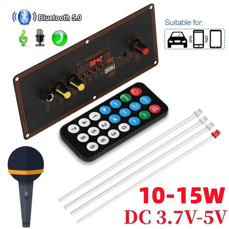 15W-DIY-Home-Digital-Amplifier-MP3-Decoder-Board-5V-10W-Audio-Power ...