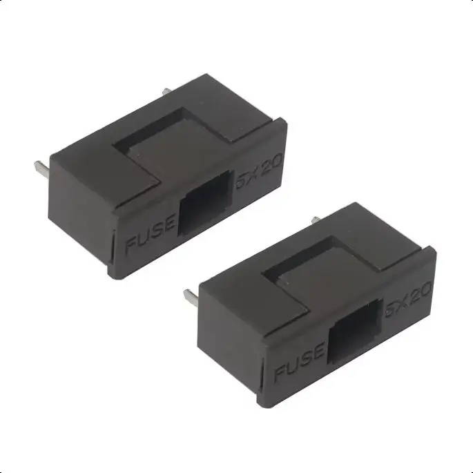 【20-5PCS】Mini Plastic Mounted 5*20mm Bayonet Type Fuse Holder With ...
