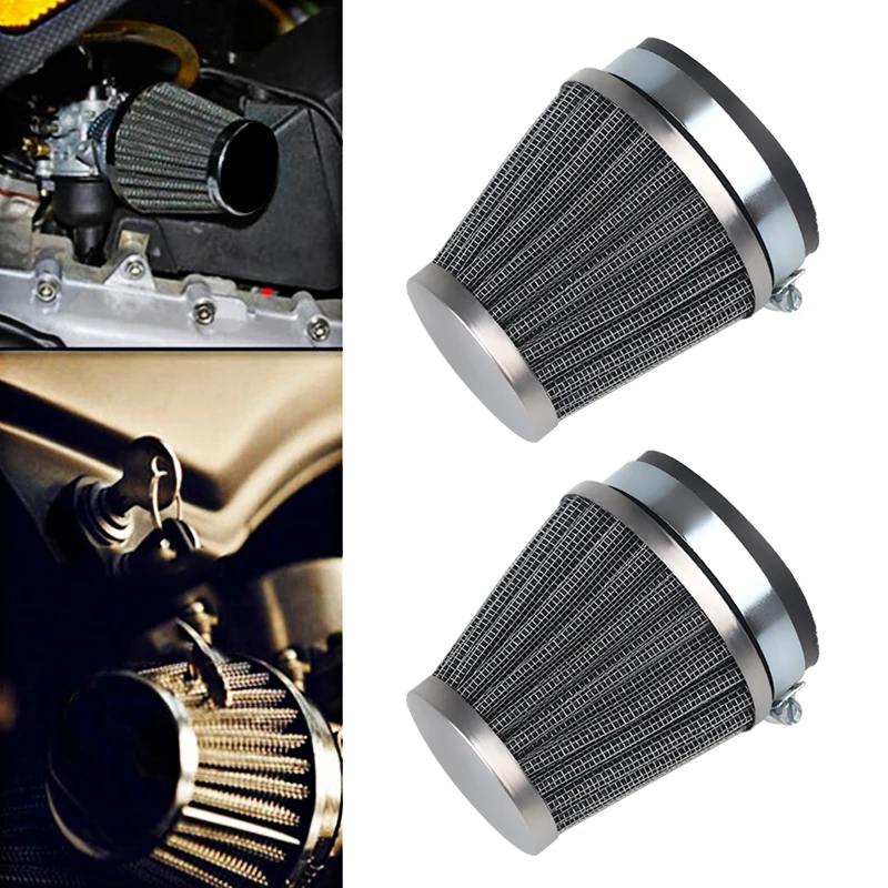 Universal-Motorbike-Air-Filter-54mm-52mm-42mm-39mm-Intake-Induction-Kit ...