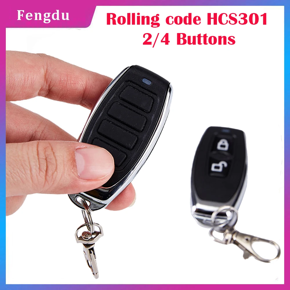 Universal-Garage-Remote-Electronic-Gate-Control-Remote-control-433-mhz-Rolling-Code-HCS301-Door ...