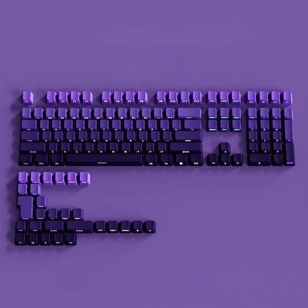 131-Keys-Purple-Gradient-Keycaps-Cherry-Height-PBT-Thermal-Sublimation ...