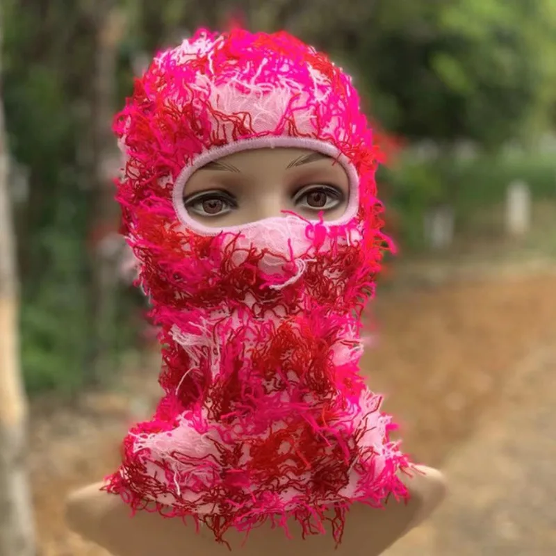 Hot Pink Ski Mask