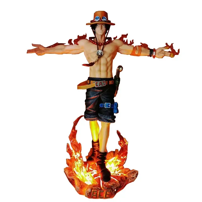 28cm-One-Piece-Ace-Anime-Figure-Portgas-D-Ace-Figures-Action-Figures-Gk ...