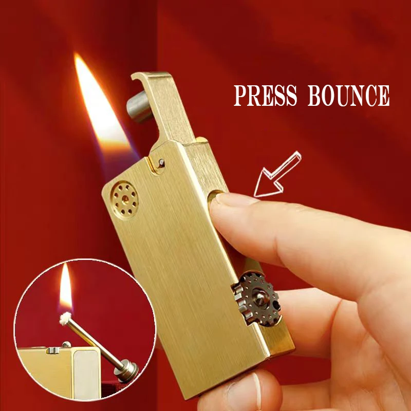 Antique-Briquets-Vintage-Kerosene-Lighter-Titanium-Brass-Automatic ...