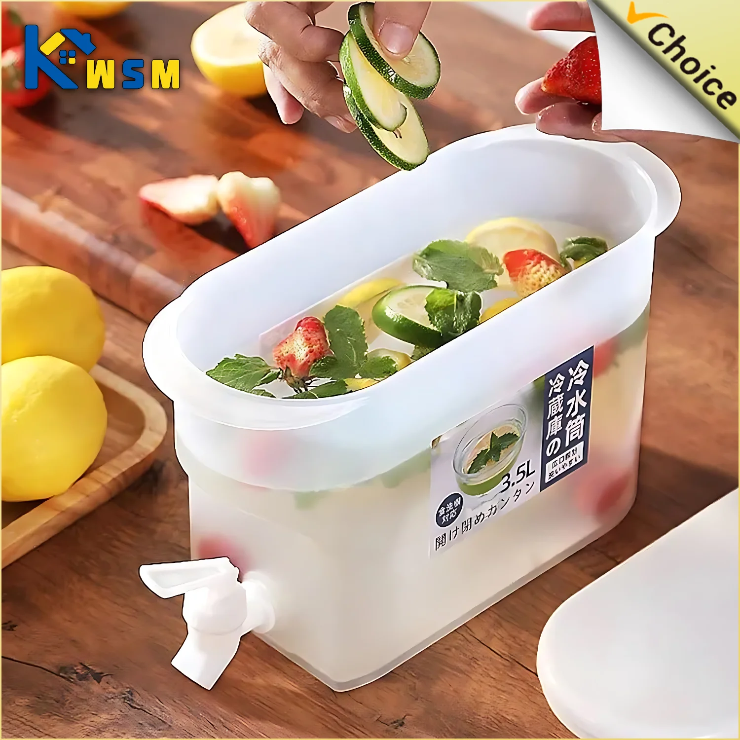 3500ml-Cold-Water-Jug-Plastic-Water-Pot-with-Faucet-Thickened ...
