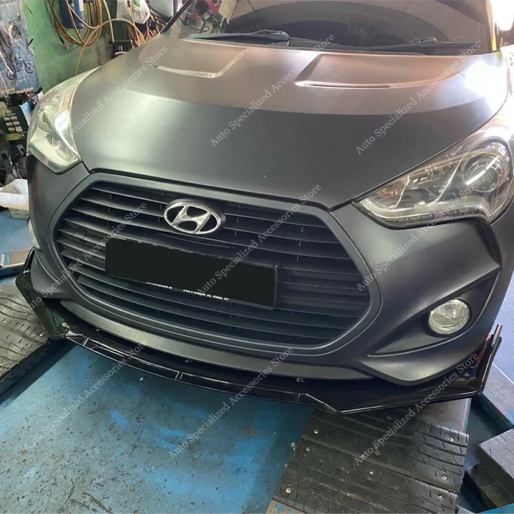 For Hyundai Veloster MK1 3Pcs Car Front Bumper Lip Spoiler Splitter ...