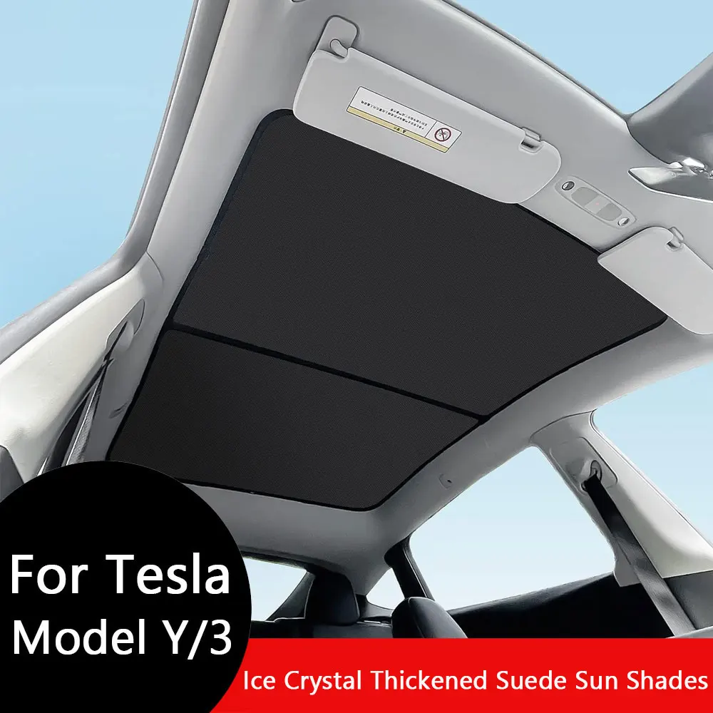 Sunshades-For-Tesla-Model-3-Sunroof-Highland-2024-Model-Y-2021-23-Ice ...