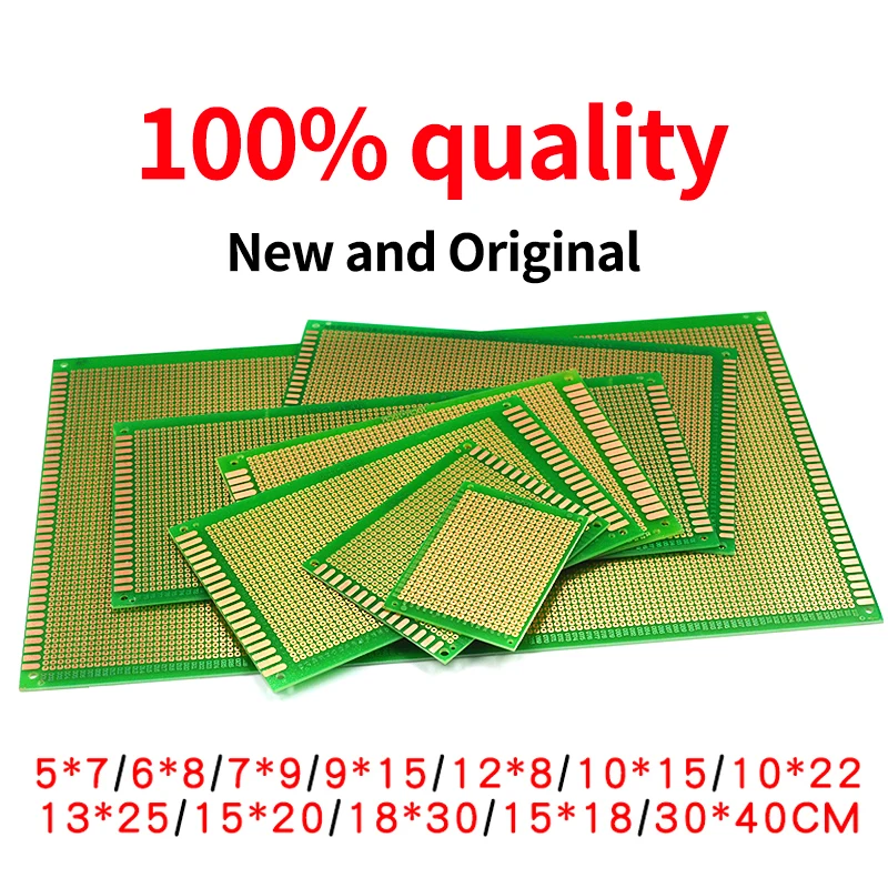 Placa Protótipo PCB board Kit pçs/set 5 3x7cm 5x7cm 7x9cm 8x12cm Dupla ...