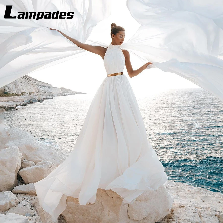 Beach Wedding Dresses Open Back