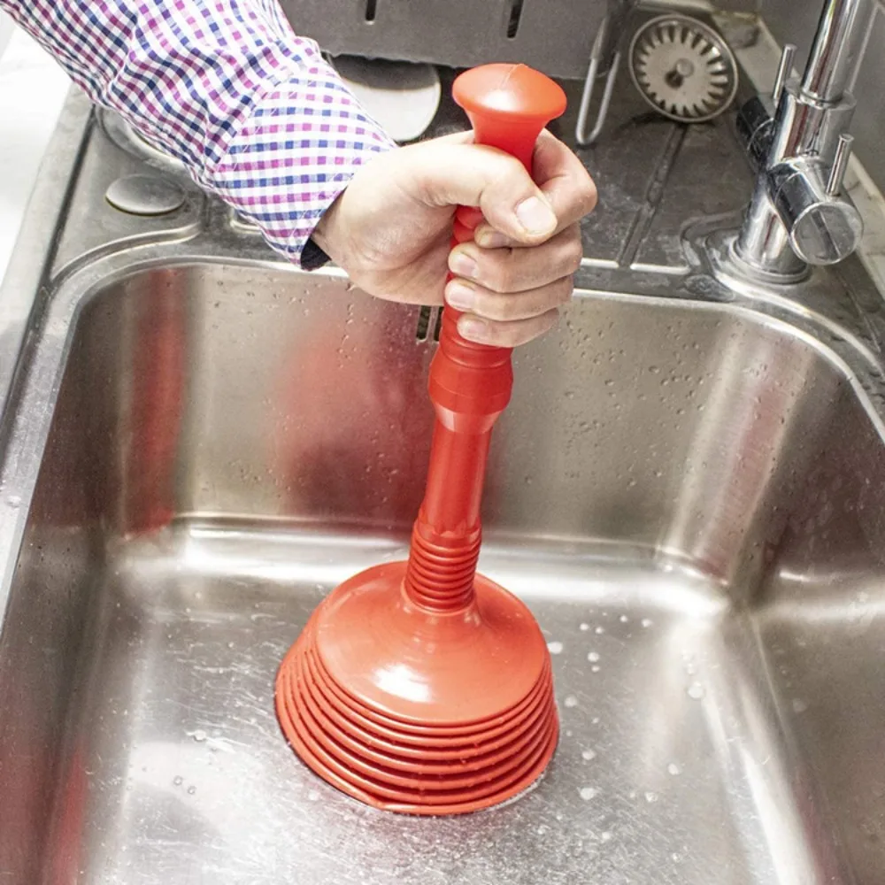 with Large Bellows Large Drain Plunger Corrugated Pipe Easy To Use ...