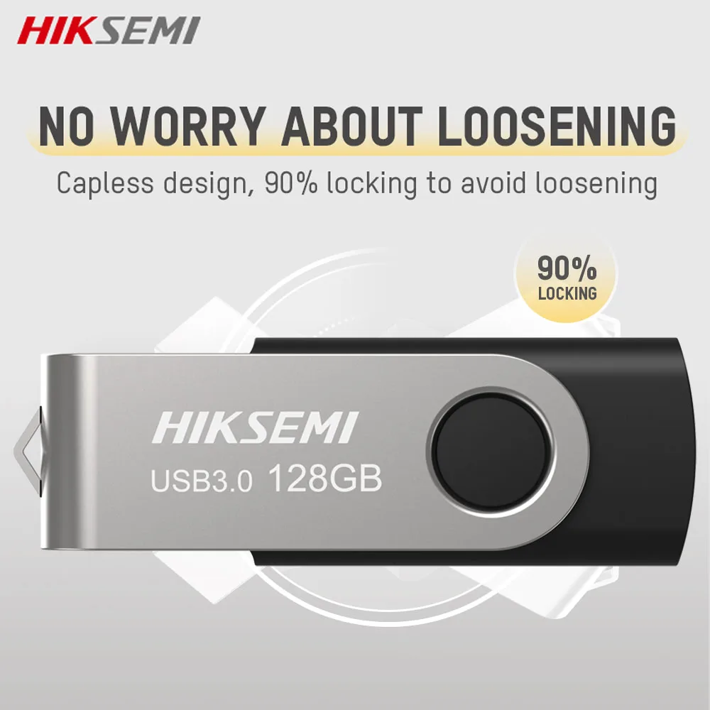 HIKSEMI-USB-3-0-Prata-de-Alta-Velocidade-Flash-Drive-Pen-Drive-Prova-D ...