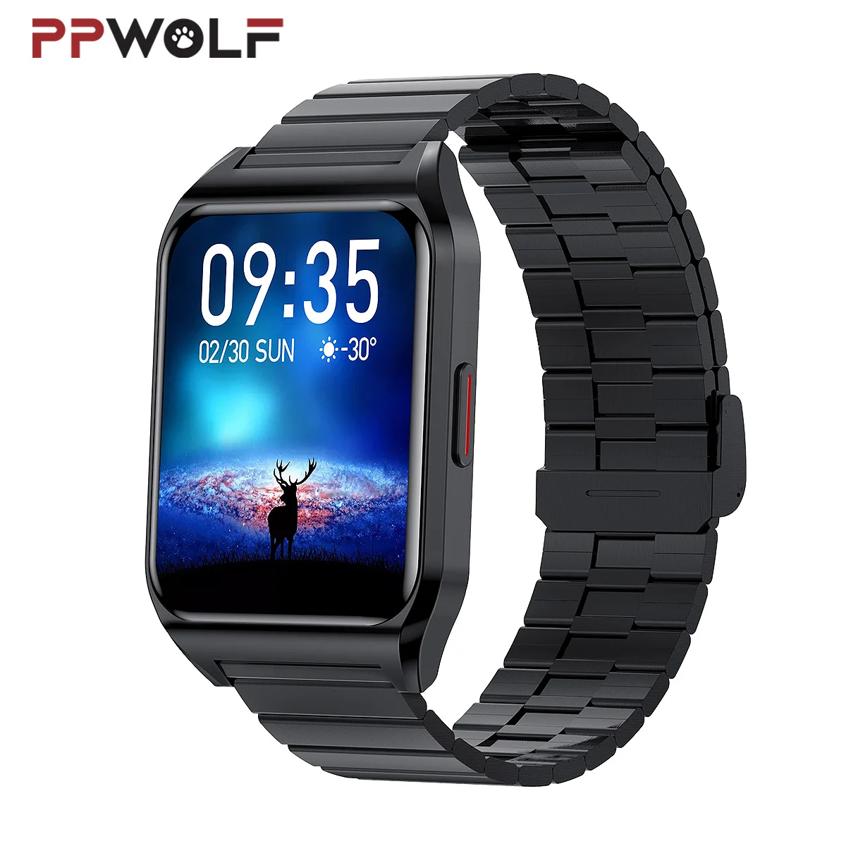 PPWOLF-Sport-Body-Temperature-Smart-Watch-PH60-Waterproof-Fitness ...