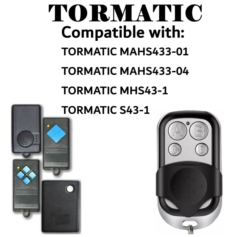 TORMATIC-MAHS433-01-MAHS433-04-Garage-Door-Remote-Control-S43-1-MHS43-1 ...