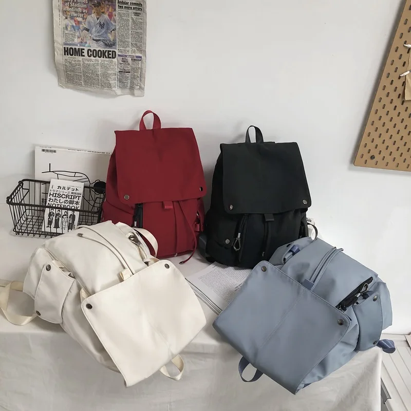 INS-Fashion-Schoolbag-Women-s-Nylon-Durable-High-School-Student ...