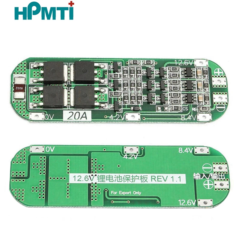 3S 20A Li-ion Lithium Battery 18650 Charger Protection Board PCB BMS 12 ...