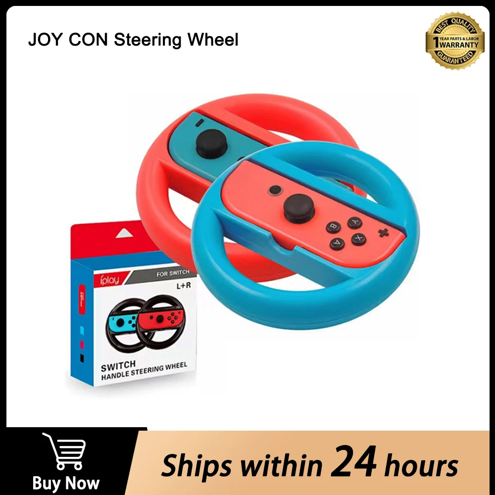 2Pcs Left Right Game Steering Wheel Controller Handle Holder Grip ...