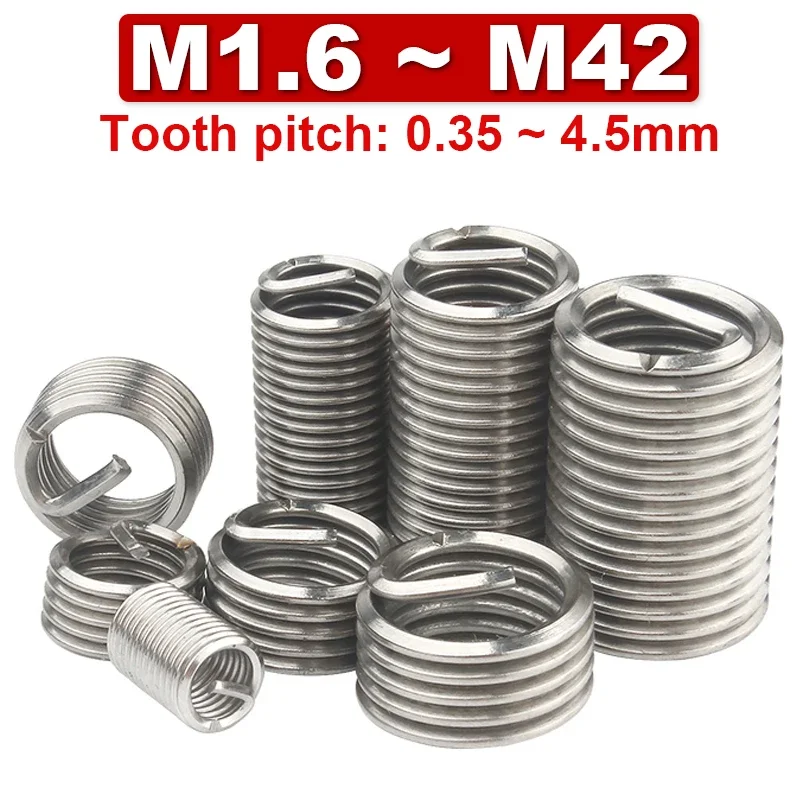 Thread Insert A2 304 Stainless Steel Screw Tooth Sleeve Wire Thread ...