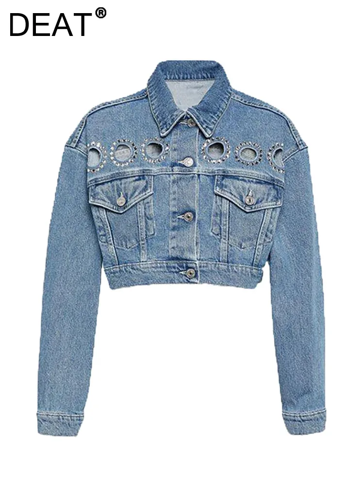 DEAT-Women-s-Denim-Coats-Backless-Hollow-Out-Diamonds-Super-Short-Light ...