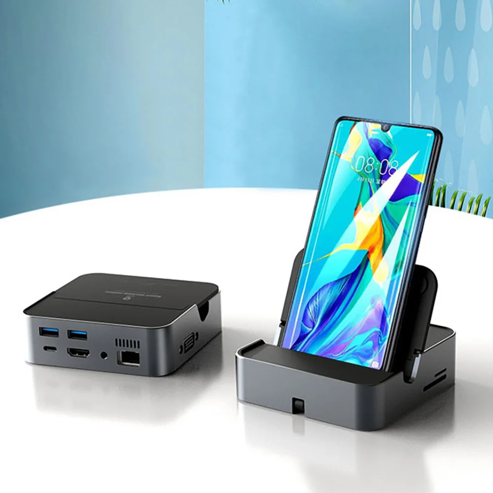 Laptop-Mobile-Phone-Switch-Dex-Expansion-Dock-USB-C-HUB-Type-C-Docking ...