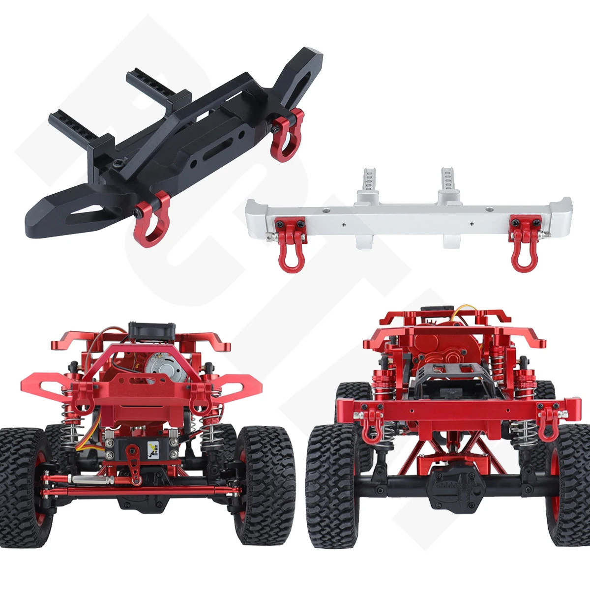 MN Metal Front Rear Bumper for MN86 MN86S MN86K MN86KS MN G500 1/12 RC ...