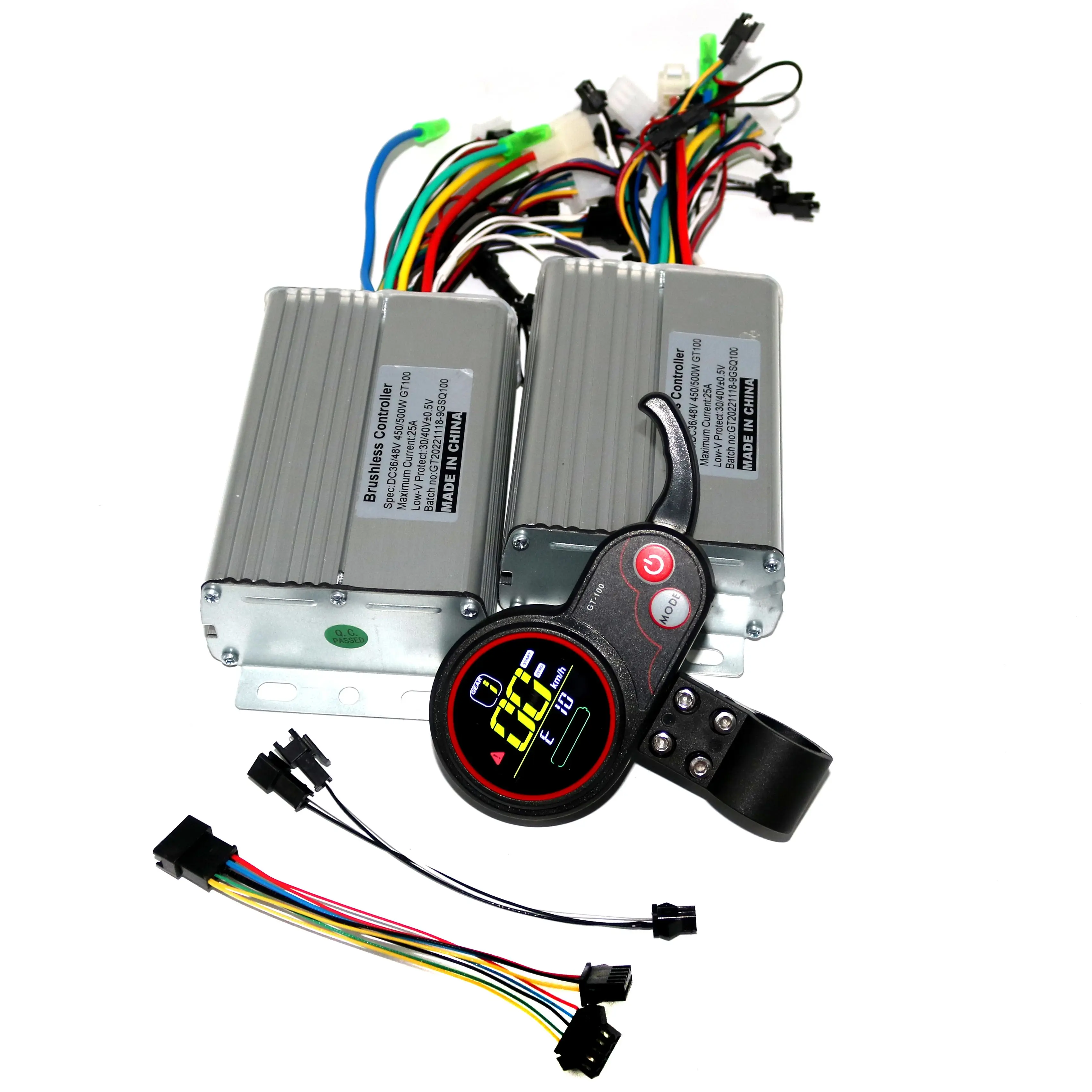 Dual drive 36/48/60V 450/500W BLDC Electric scooter controller E-bike 2 ...