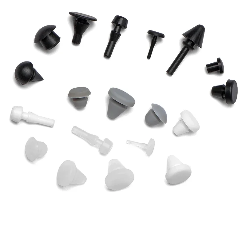 Silicone Rubber Conical Snap-on Blanking End T-type Plug Hole Plug Caps ...