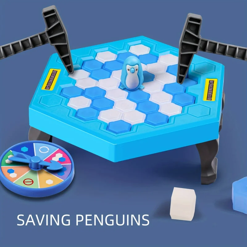 Save-the-Penguin-Ice-Breaker-Table-Demolition-Wall-Toy-desktop-parent ...