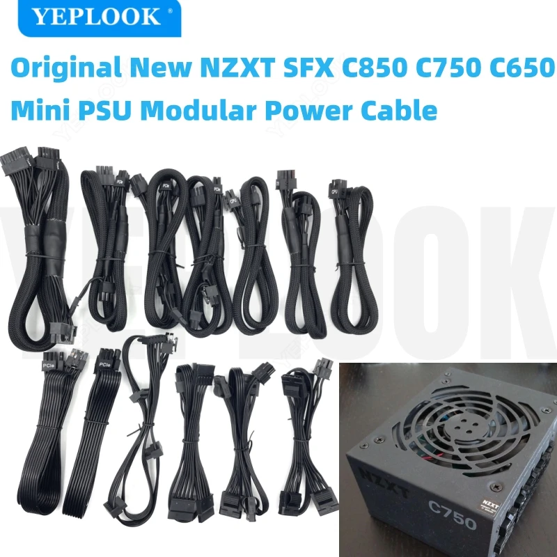 Original-NZXT-SFX-C850-850W-C750-750W-C650-650W-Mini-PSU-Modular-Cable ...