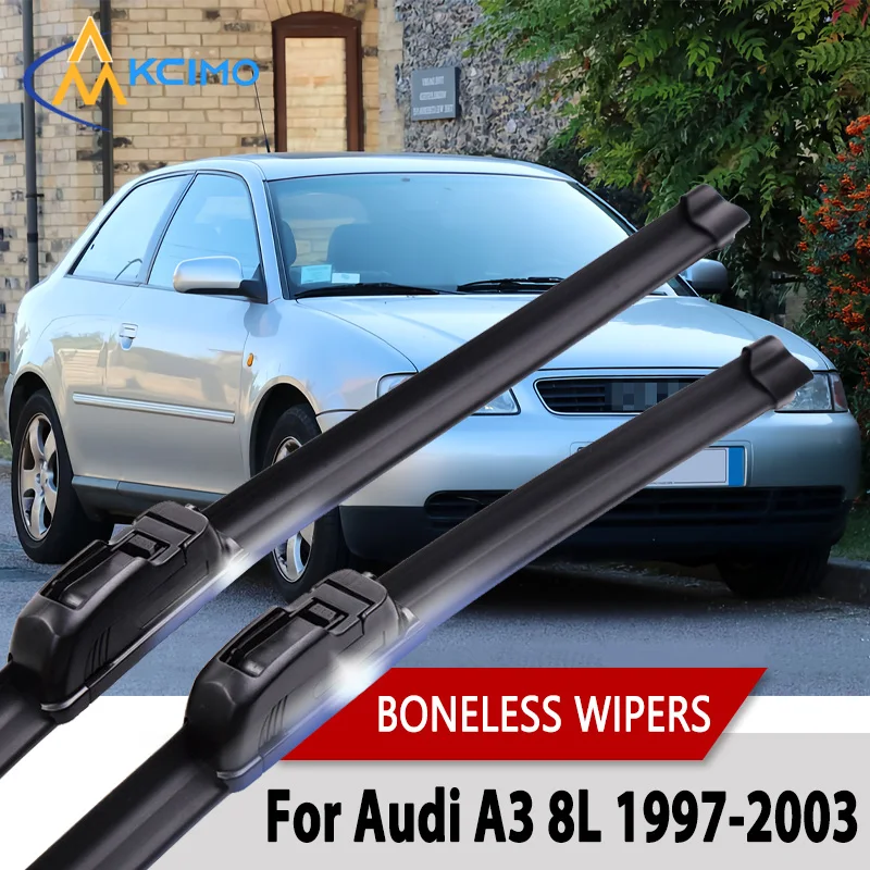 Car Wiper For Audi A3 8L 1997-2003 Wiper U-type Soft Rubber Boneless ...