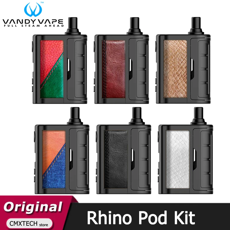 Original-Vandy-Vape-Rhino-Pod-Kit-50W-Vape-1200mAh-Battery-Fit-VVC-Coil ...